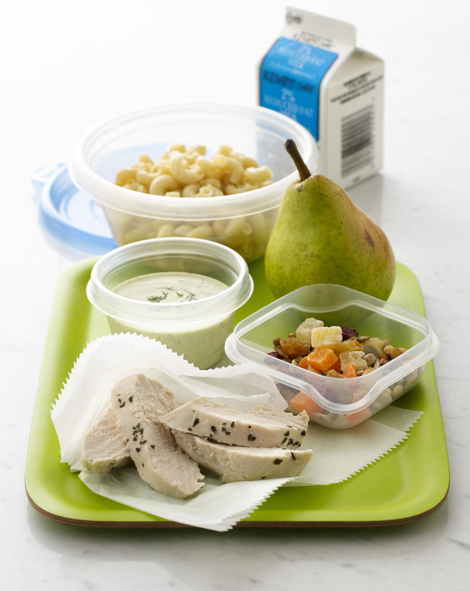 Chicken Pasta Shakers with Green Goddess Dressing - Just Bare Foods