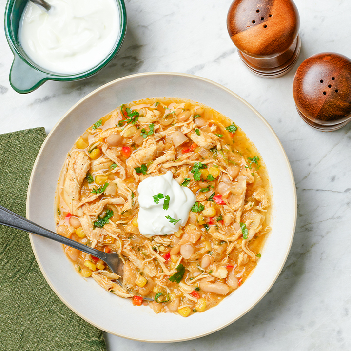Homemade White Chicken Chili - Just Bare Foods